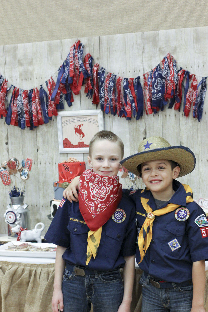 A Western Cub Scout Blue and Gold Banquet - Anders Ruff Custom Designs, LLC