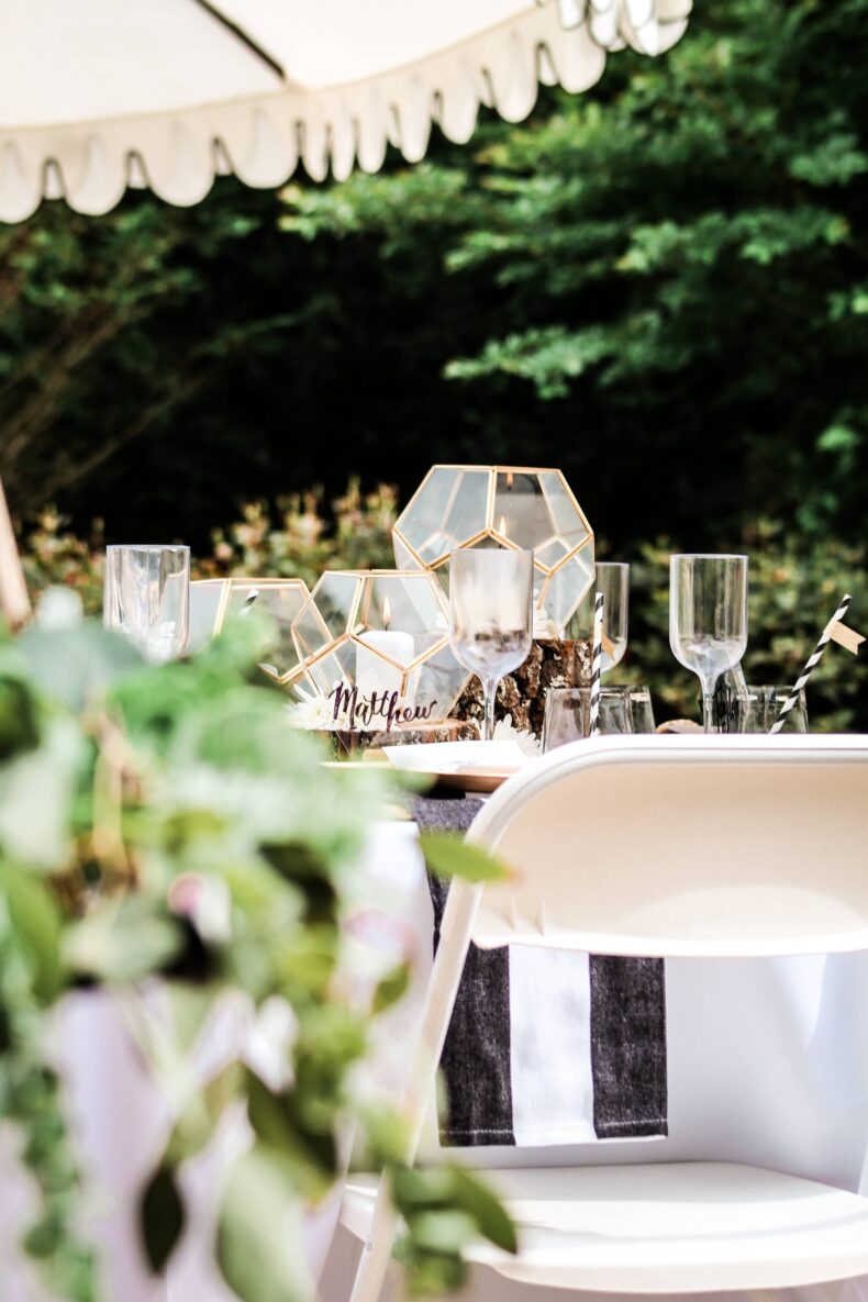 Enchanted Forest DIY Prom Dinner Party - Anders Ruff Custom Designs, LLC