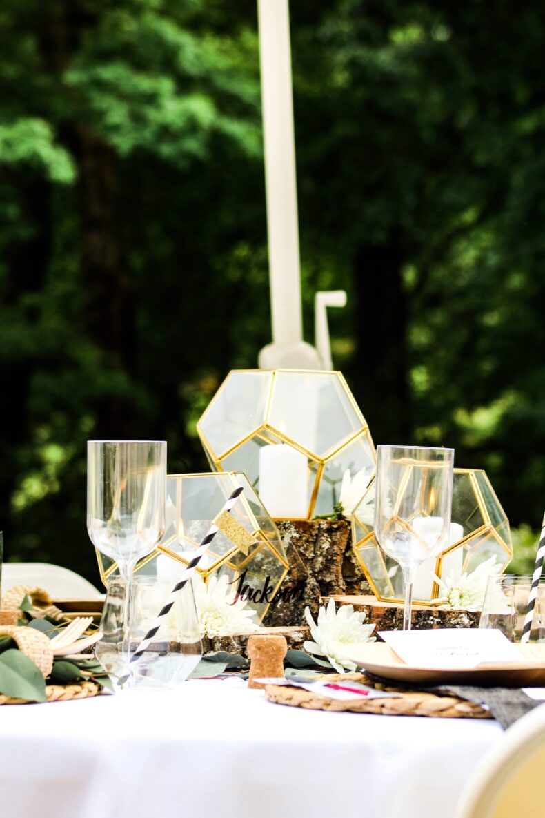 Enchanted Forest DIY Prom Dinner Party - Anders Ruff Custom Designs, LLC